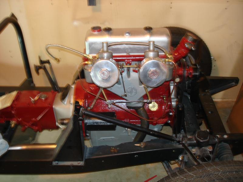 Bill Carrow's MG TD/Air cleaners 3