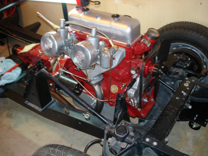Bill Carrow's MG TD/Air cleaners