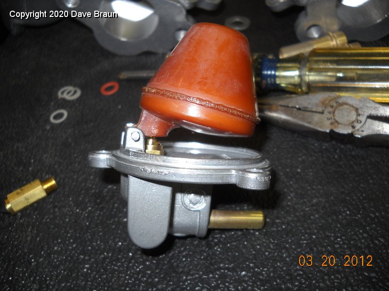 SU Carburetor Restorations/MG Midget HS2 1203/Assembly/Set floats