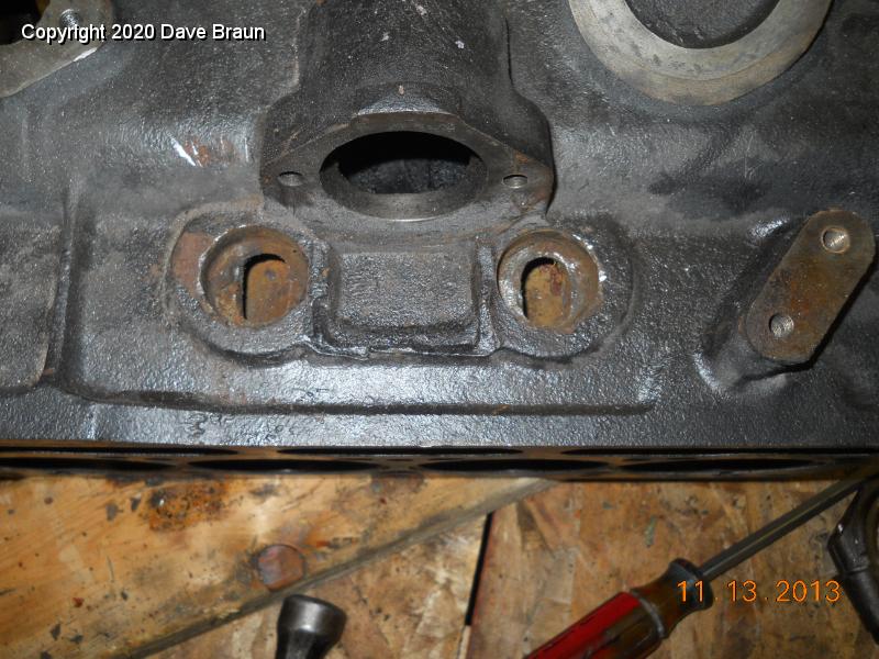 Spitfire1974/Restoration/Engine/Engine Teardown/Removing core plugs (1)